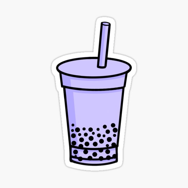 "Taro boba" Sticker for Sale by aguilar-c | Redbubble