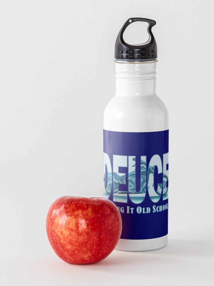 "Deuce Motorcycle Artwork" Water Bottle for Sale by Bizb | Redbubble