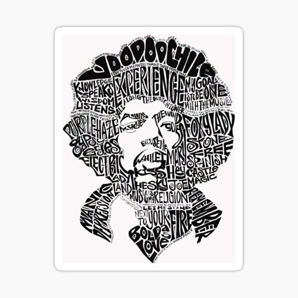 Jimi Hendrix Stickers | Redbubble