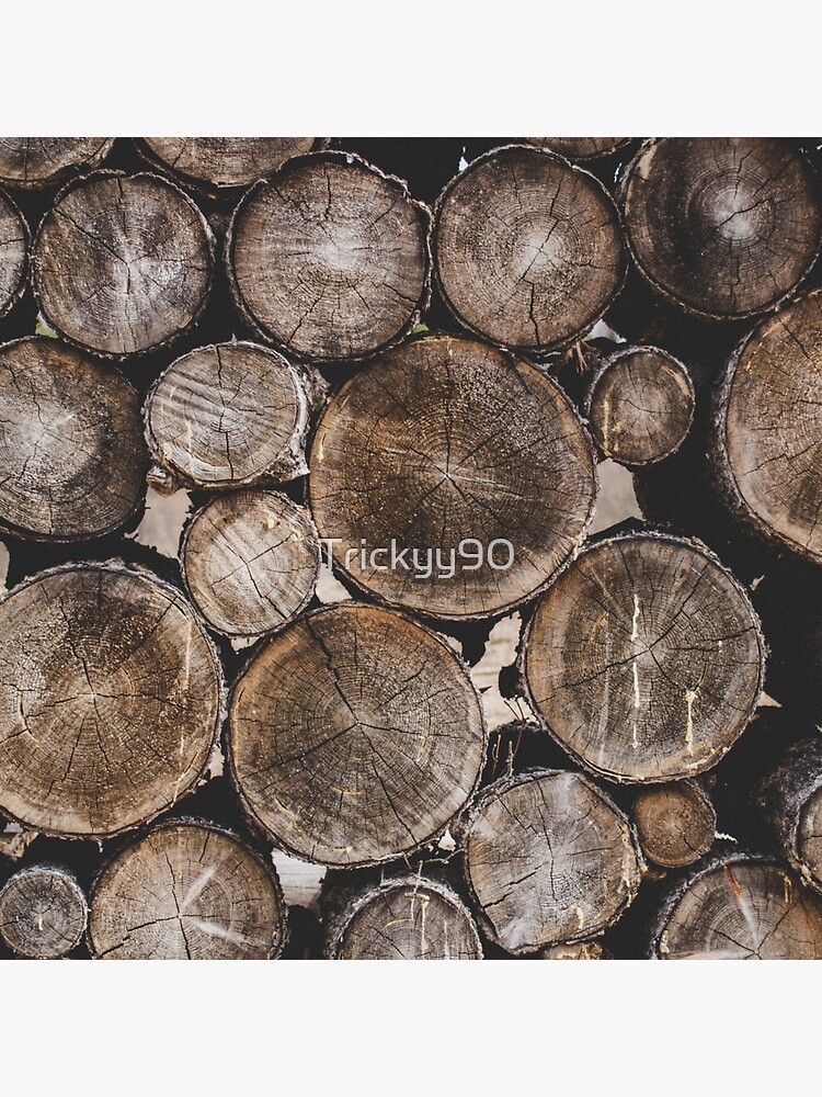 "Holzscheiben" Poster von Trickyy90 | Redbubble