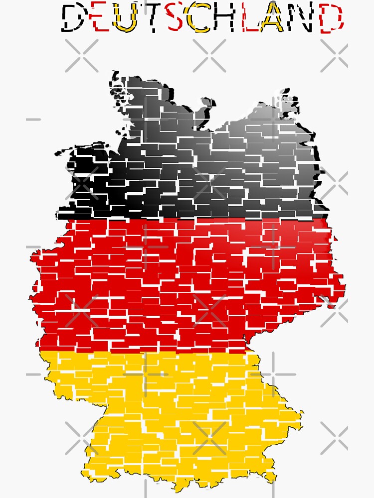 "Germany Flag - Art design" Sticker for Sale by AndiHK | Redbubble