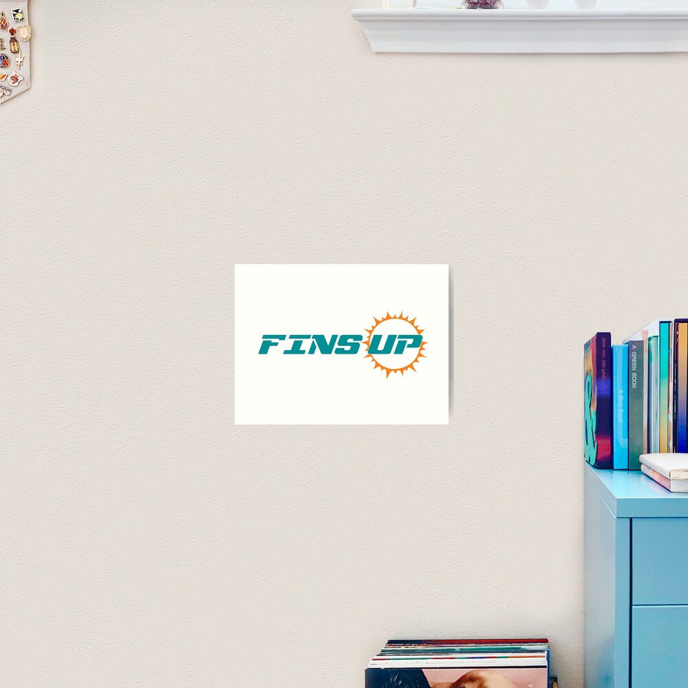 "Fins up - Miami Dolphins - American Football - Fan Art" Art Print by ...