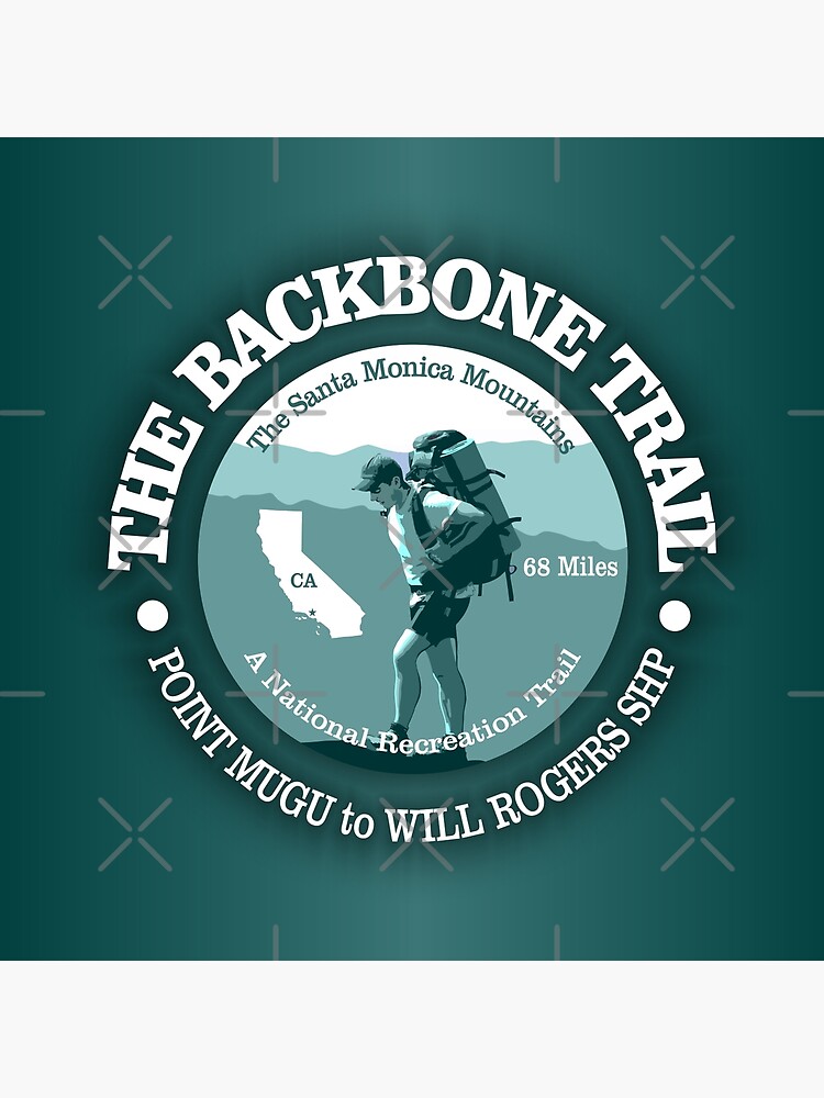 "Backbone Trail (T)" Poster for Sale by curranmorgan | Redbubble