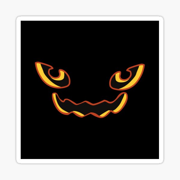 "Scary Face" Sticker by berenserin4 | Redbubble