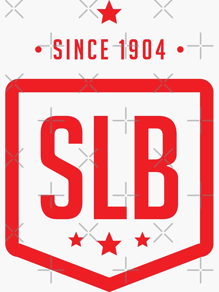 "SLB 1904 RED" Sticker by viselaba | Redbubble