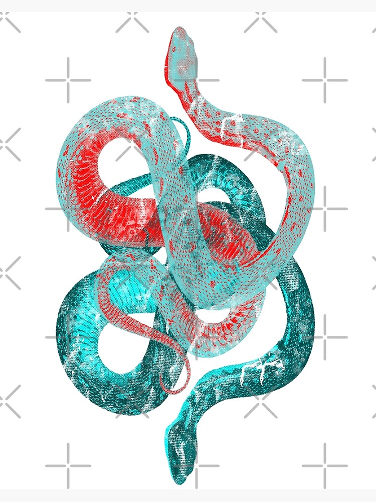 "Gnostic snakes: the serpents' nest" Poster by Blacklinesw9 | Redbubble
