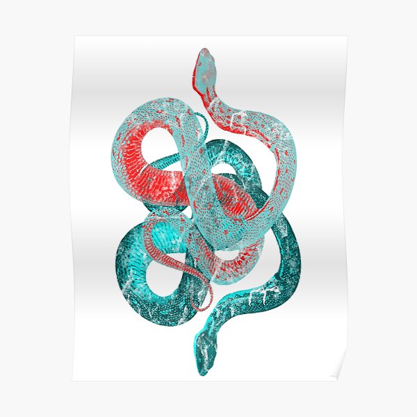 "Gnostic snakes: the serpents' nest" Poster by Blacklinesw9 | Redbubble