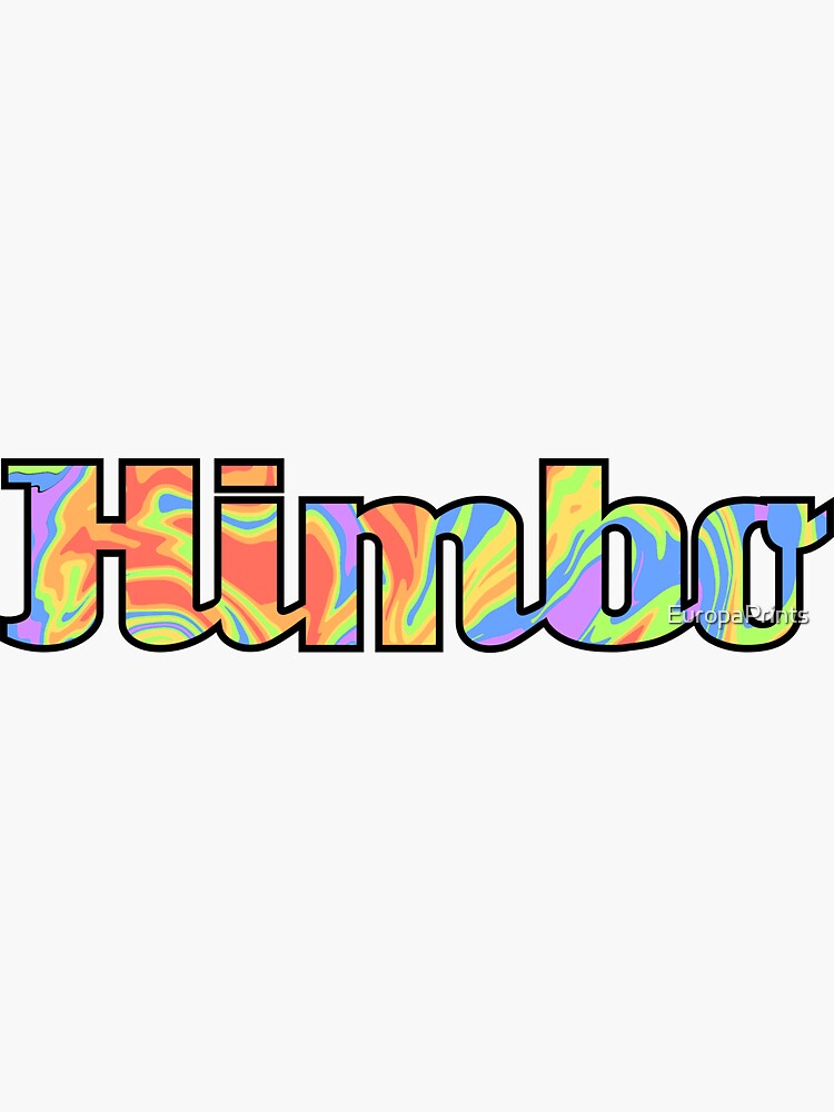 "Himbo Rainbow" Sticker by EuropaPrints | Redbubble