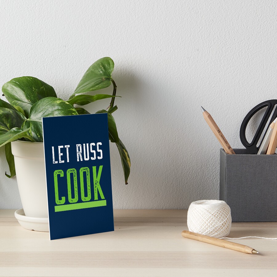 "Let Russ Cook" Art Board Print for Sale by Firefamily | Redbubble