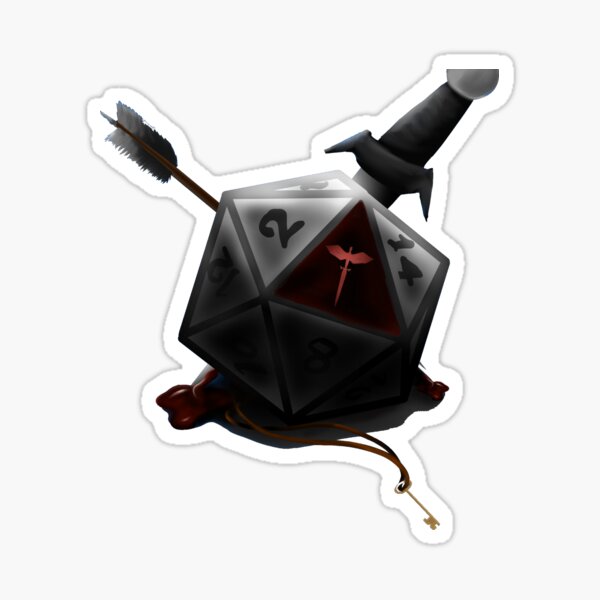 "Rogue Dice" Sticker for Sale by mrbrown3 | Redbubble