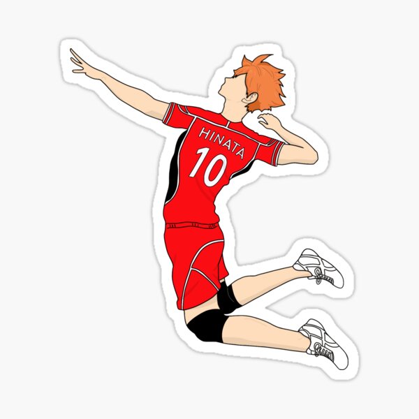 "Hinata Haikyuu!! Jump serve Japan National Team" Sticker for Sale by ...