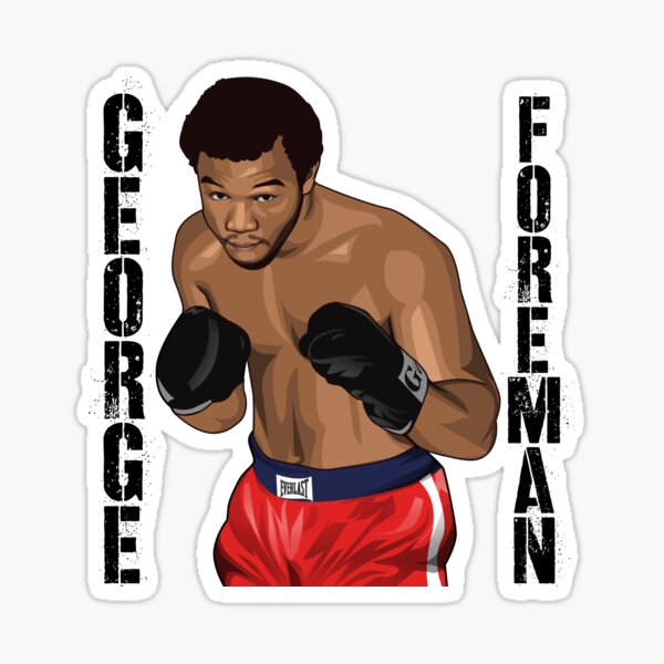 "George Foreman" Sticker by footydezigns | Redbubble
