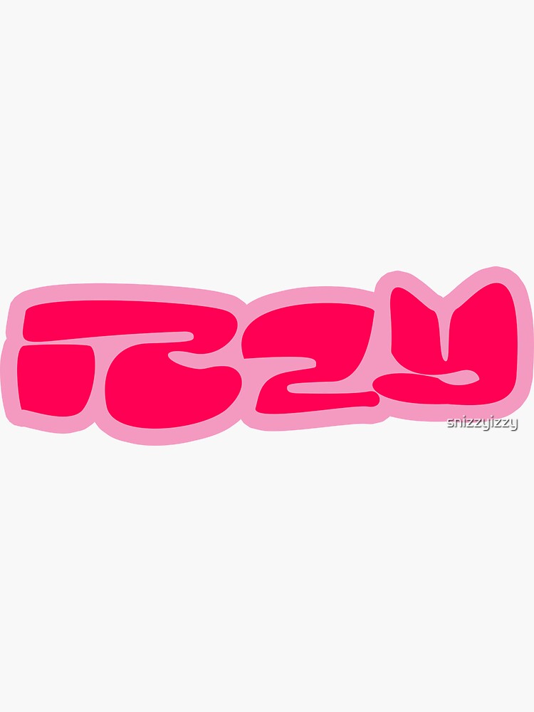 ""IZZY" groovy and bubbly graffiti type" Sticker for Sale by snizzyizzy ...