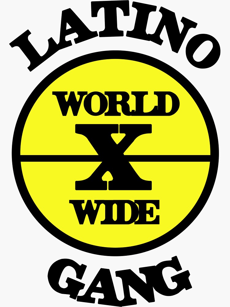"Latino Gang Worldwide" Sticker by blazikin | Redbubble