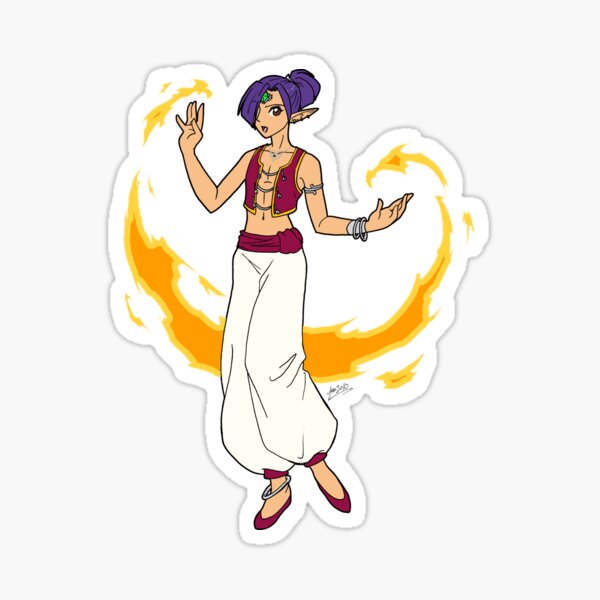 "Shadi, the Songbird" Sticker for Sale by bitemegraphics | Redbubble