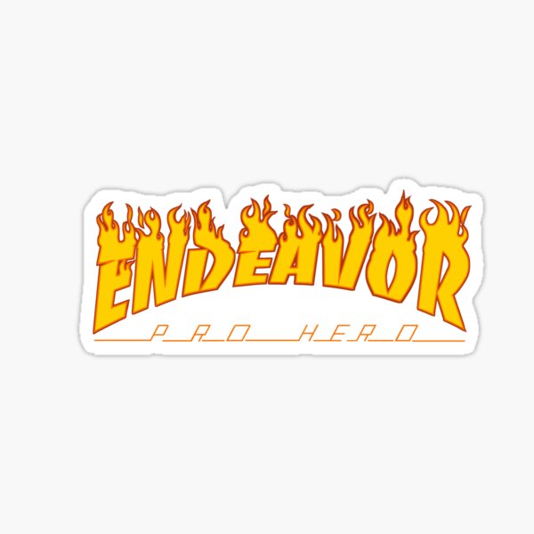 "Endeavor Logo " Sticker by Pinuck | Redbubble