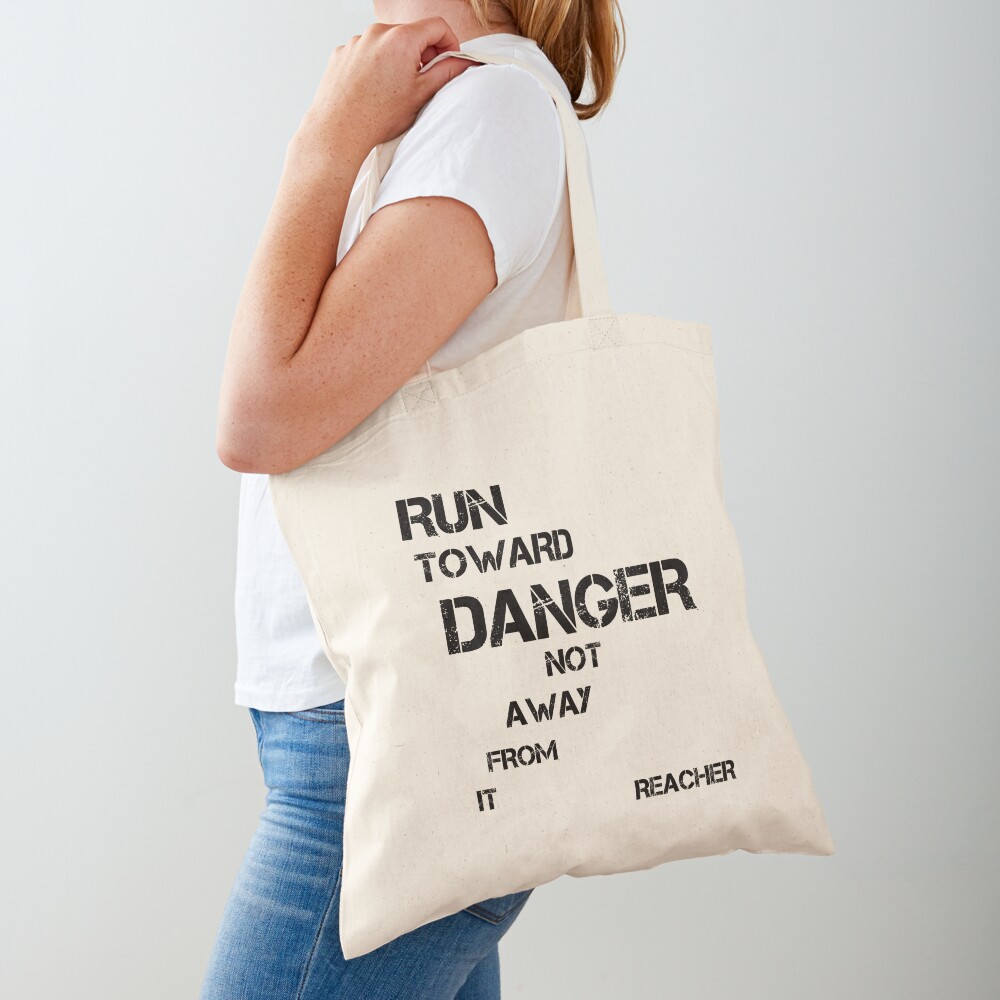 "Run Toward Danger Not Away From it - Book quote - Dark typewriter font ...