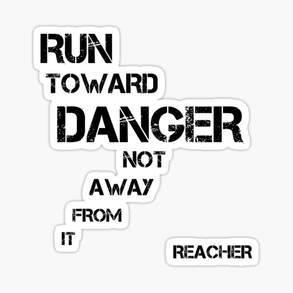 "Run Toward Danger Not Away From it - Book quote - Dark typewriter font ...