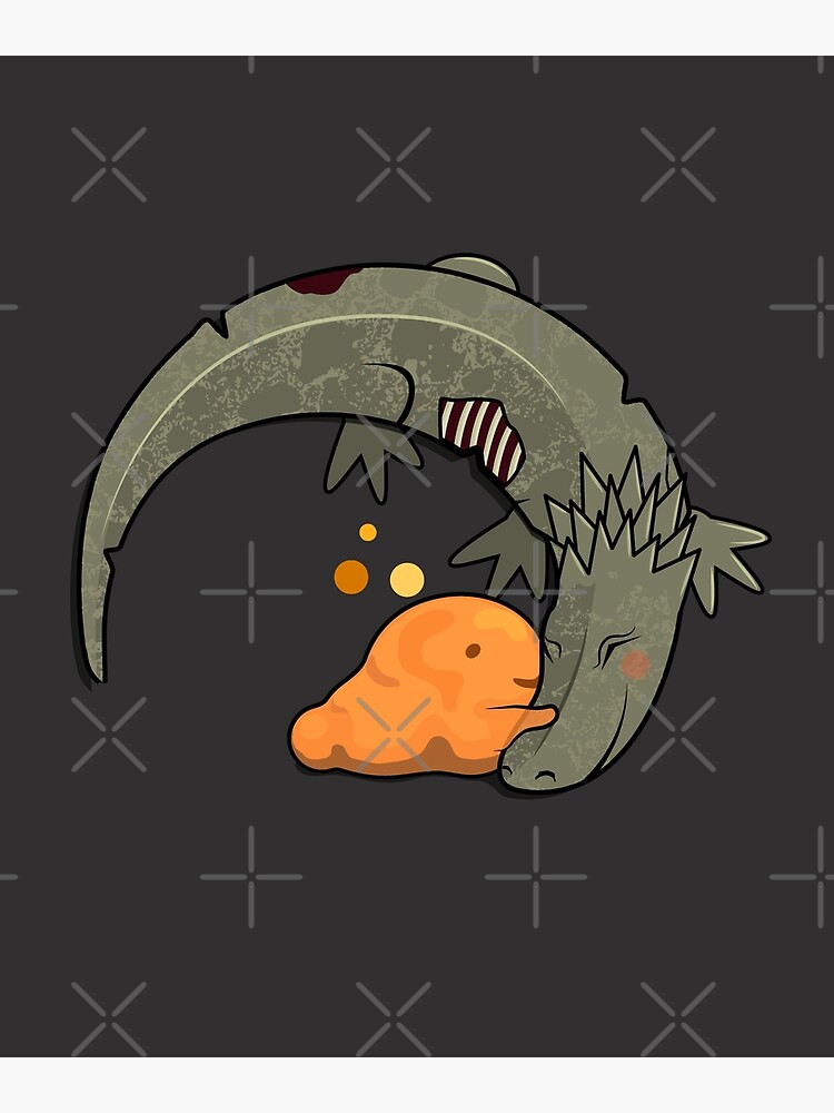 "SCP-999 + SCP-682, SCP Foundation" Canvas Print by opalskystudio ...