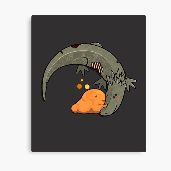 "SCP-999 + SCP-682, SCP Foundation" Canvas Print by opalskystudio ...