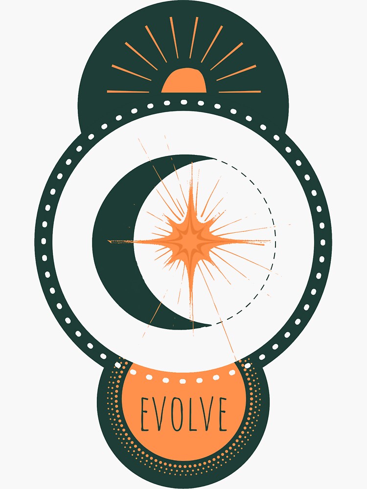 "Evolve" Sticker for Sale by Crushonnature | Redbubble