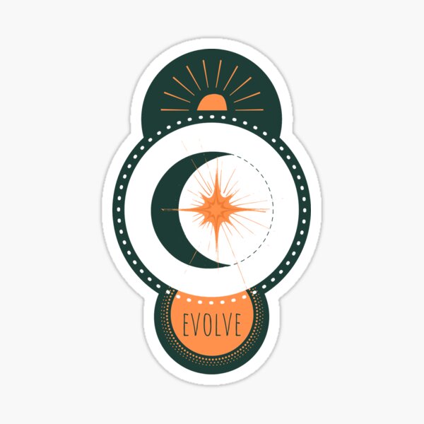"Evolve" Sticker for Sale by Crushonnature | Redbubble