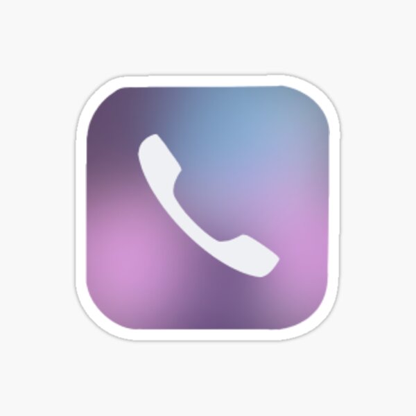 "Phone Icon" Sticker for Sale by mbortlik | Redbubble