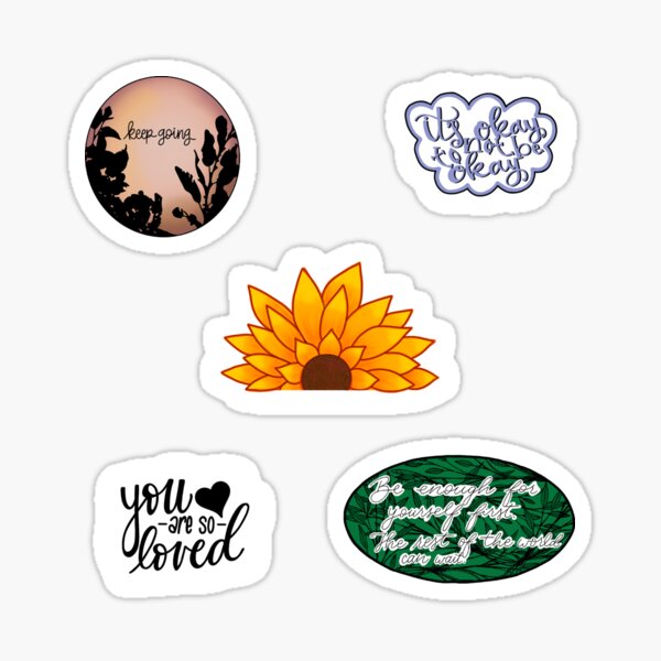 "Self-Care Sticker Pack" Sticker for Sale by YouMatterAlways | Redbubble