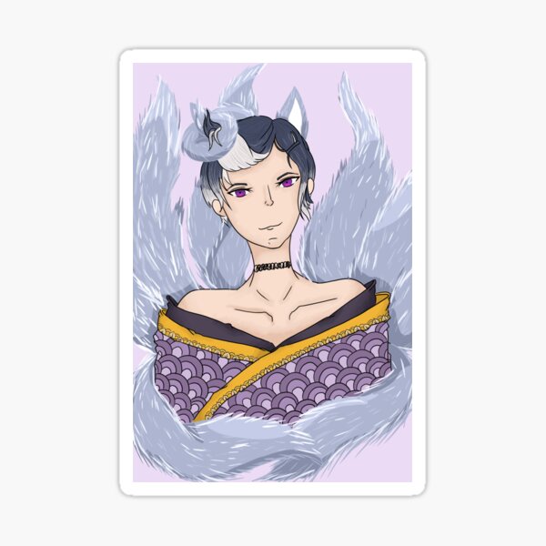 "Belphegor (Belphie) Gumiho" Sticker for Sale by Honnybunnyellie ...