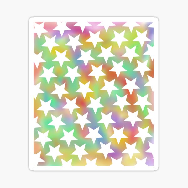 "white stars" Sticker by Nubians | Redbubble