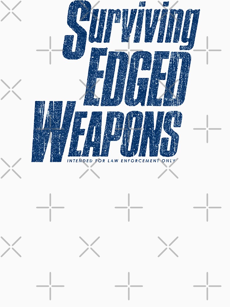 "Surviving Edged Weapons (Variant)" T-shirt for Sale by huckblade ...
