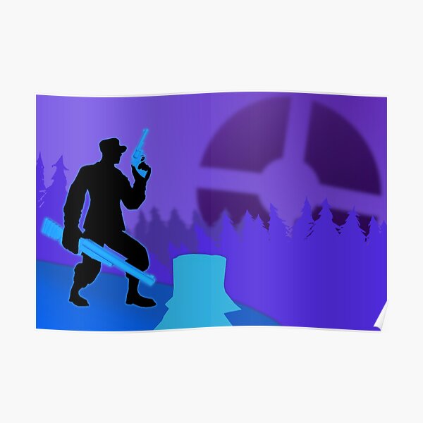"Team Fortress 2 - Mercenary Moonlight" Poster by GoodFishMan | Redbubble