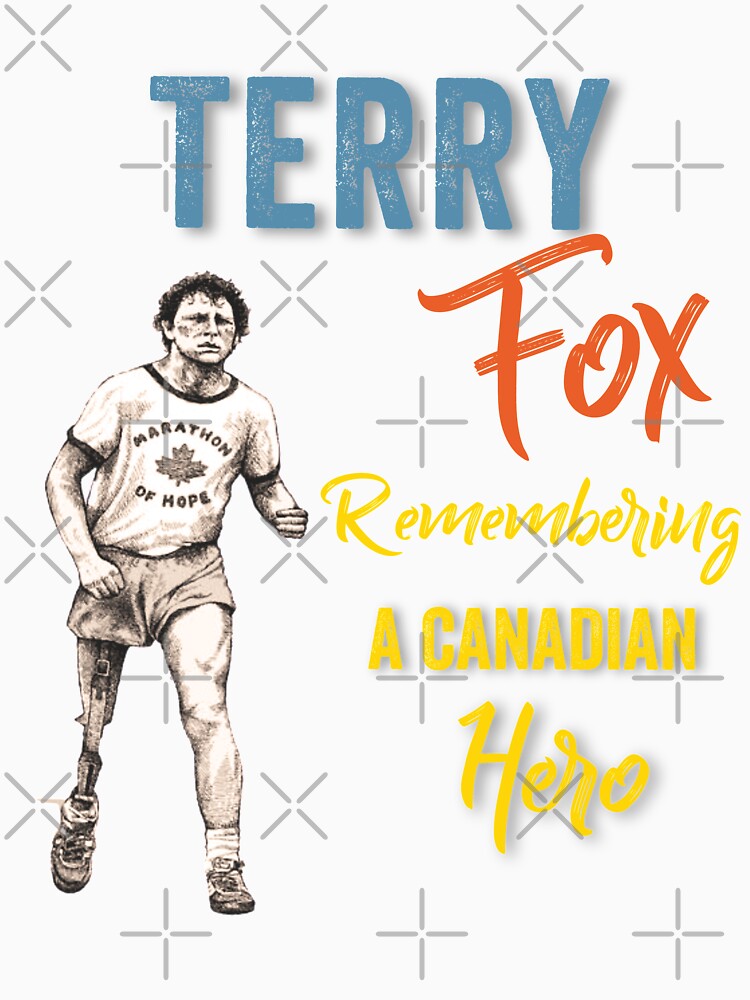 "TERRY FOX" Essential T-Shirt for Sale by Hussain90 | Redbubble