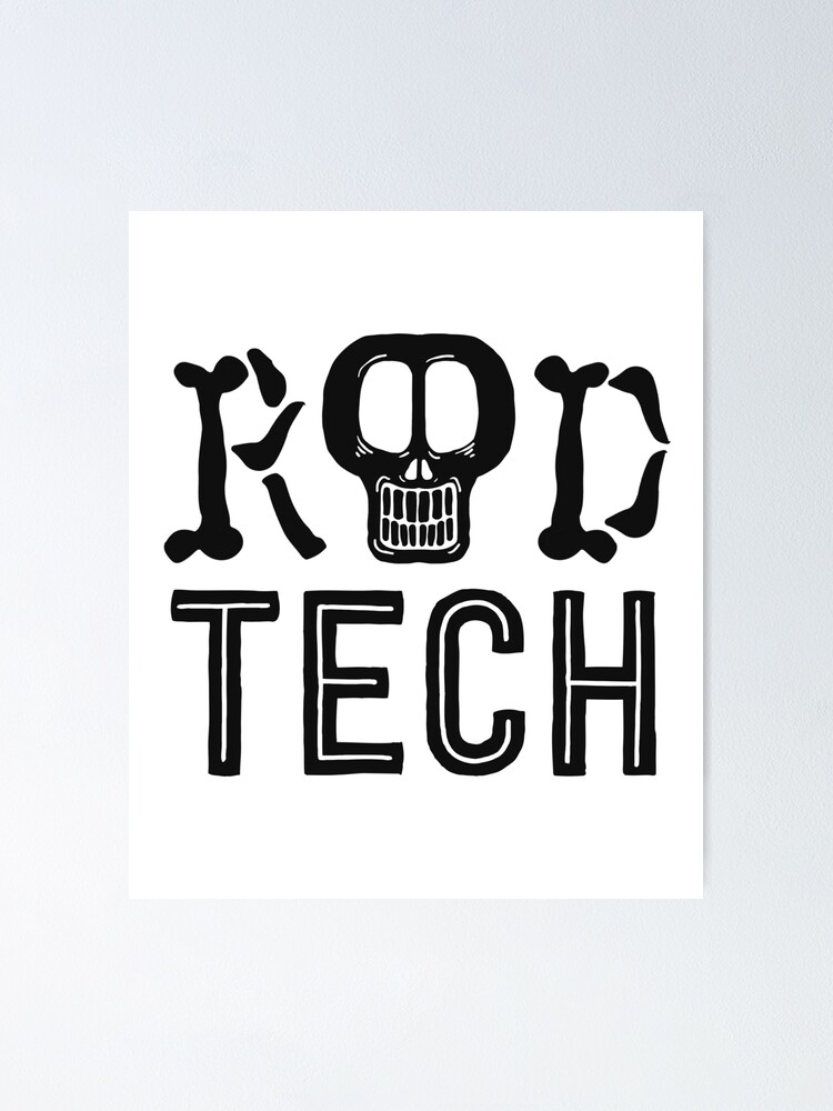 "Cute Radiologist Gifts For Women Rad Tech Skeleton X-Ray" Poster by ...