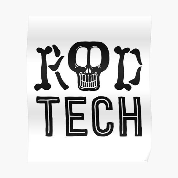 "Cute Radiologist Gifts For Women Rad Tech Skeleton X-Ray" Poster by ...