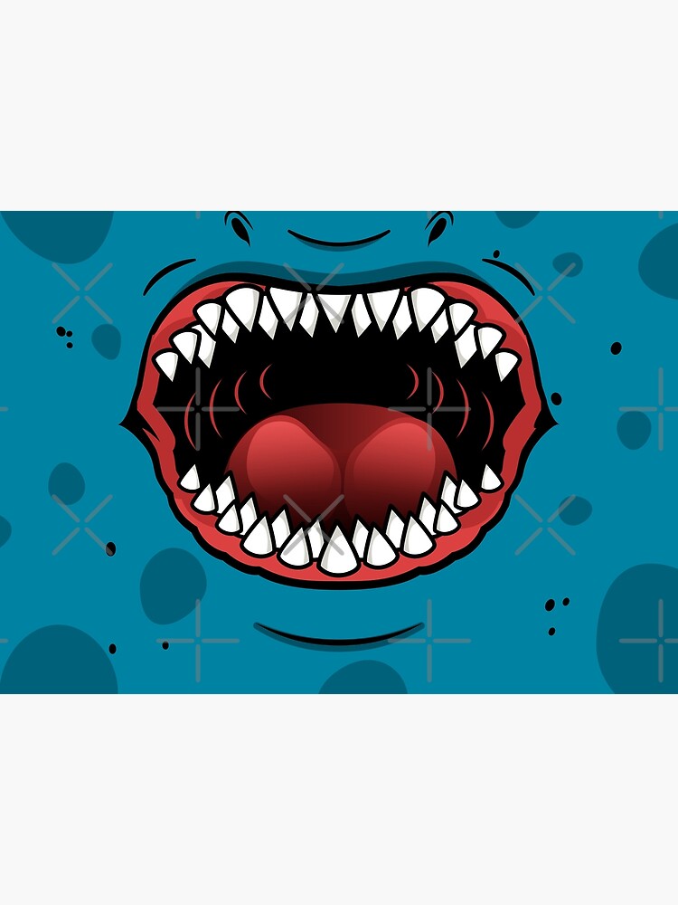 "Halloween Big Monster Face" Poster for Sale by Elysia-Bliss | Redbubble
