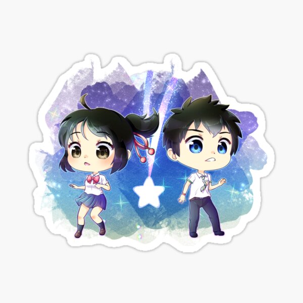 "your name" Sticker for Sale by momichu | Redbubble