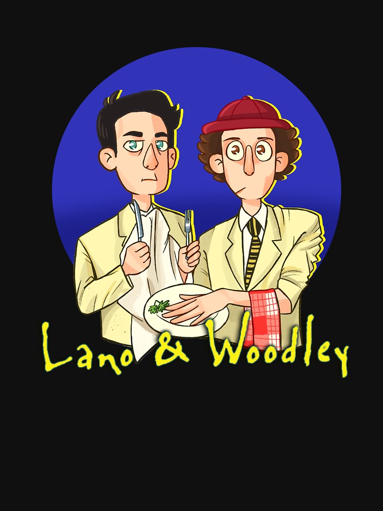 "Lano and Woodley" Pullover Hoodie by aspinksart | Redbubble
