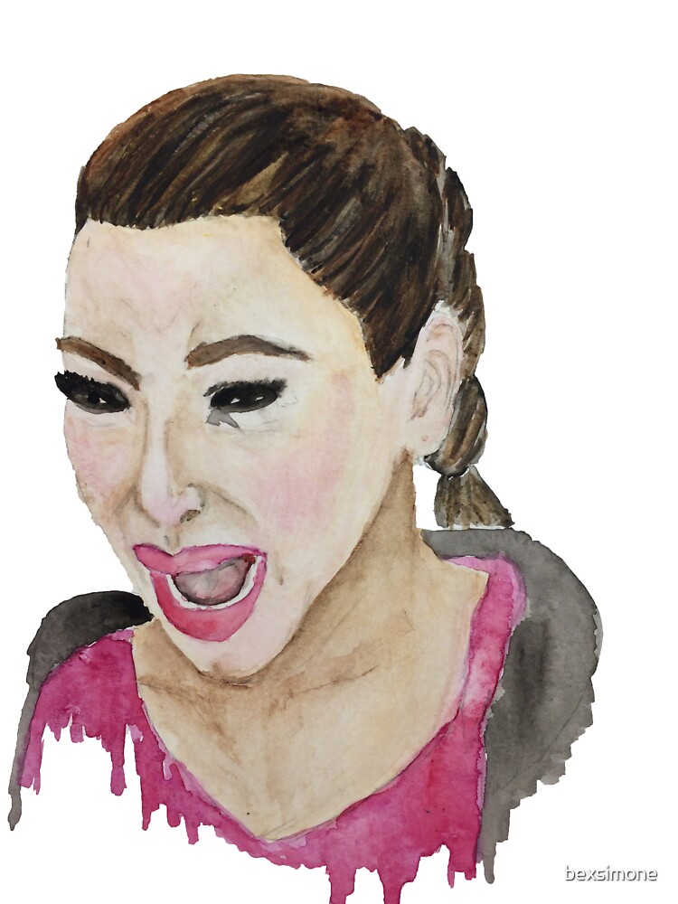 "Kim Kardashian Crying" Art Print for Sale by bexsimone | Redbubble