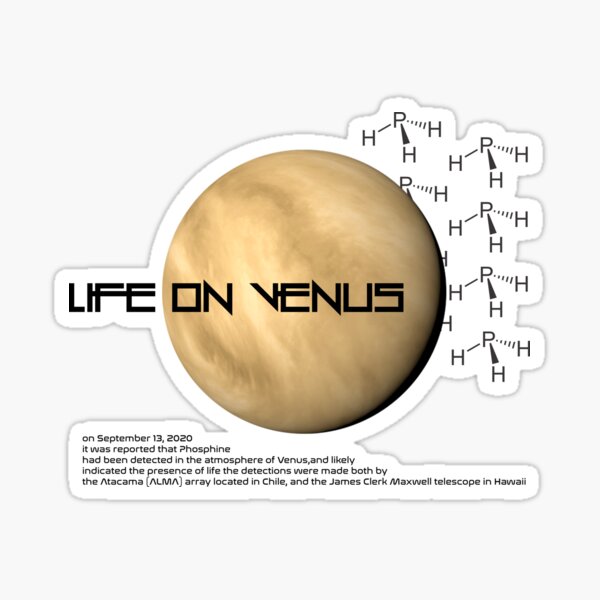 "Life On Venus 2020" Sticker for Sale by Quantastic | Redbubble