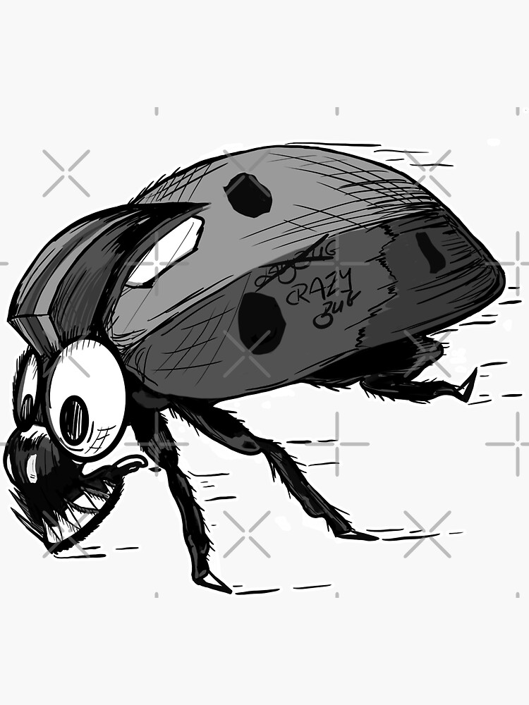 "Insects Punk Crazy Bug Comic insect for ladybug fans" Sticker by emm-j ...