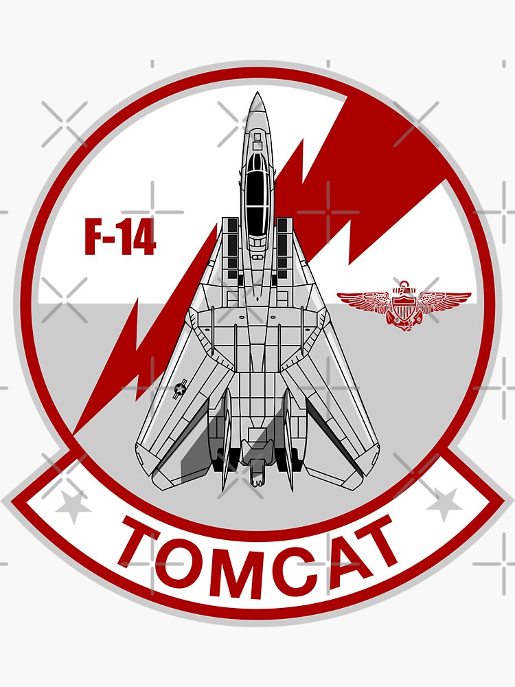 "F-14 Tomcat" Sticker for Sale by StrongVlad | Redbubble