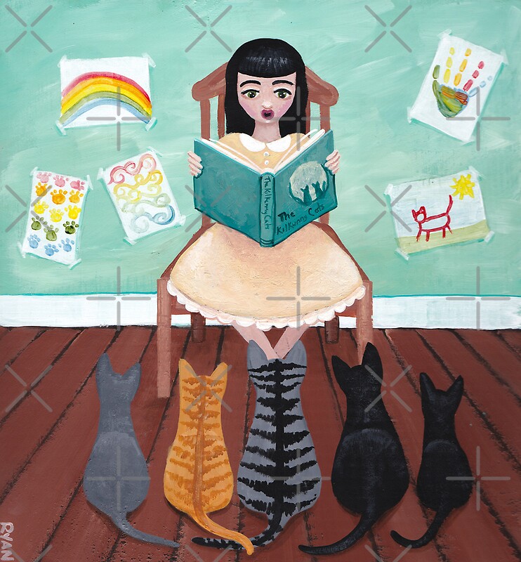 "Story Time for Kittens" by kilkennycat | Redbubble