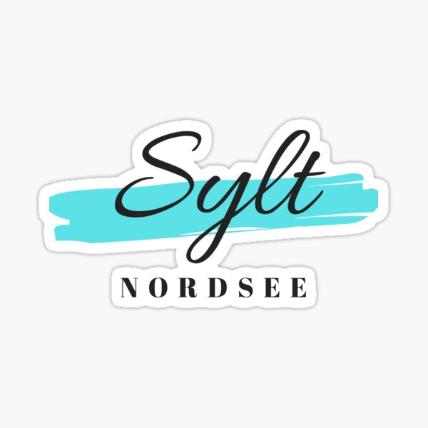 "Sylt the pearl of the North Sea" Sticker by Bernsteinhaus | Redbubble