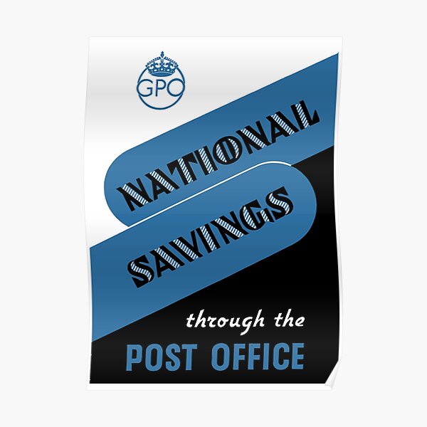 "GPO NATIONAL SAVINGS AT THE POST OFFICE -ADVERT" Poster by ...