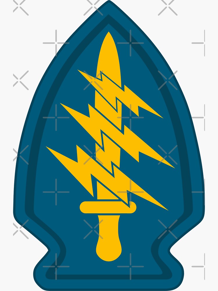 "1st Special Forces Command (Airborne)" Sticker for Sale by ...
