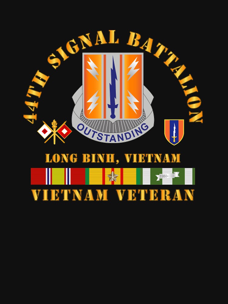 "44th Signal Bn 1st Signal Bde w VN SVC wo" T-shirt by mettenburgsyd ...