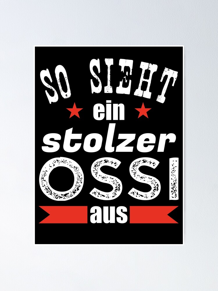 "ossi ddr design retro" Poster by pirminio | Redbubble