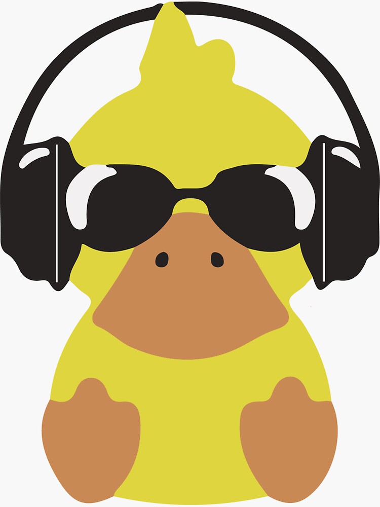 "Dj Quack pack" Sticker by nickgee | Redbubble