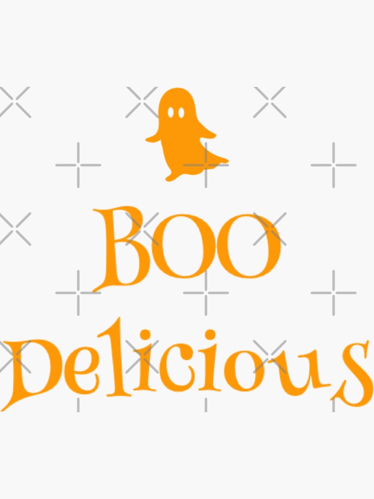 "BOO delicious ghost" Sticker by fil00 | Redbubble